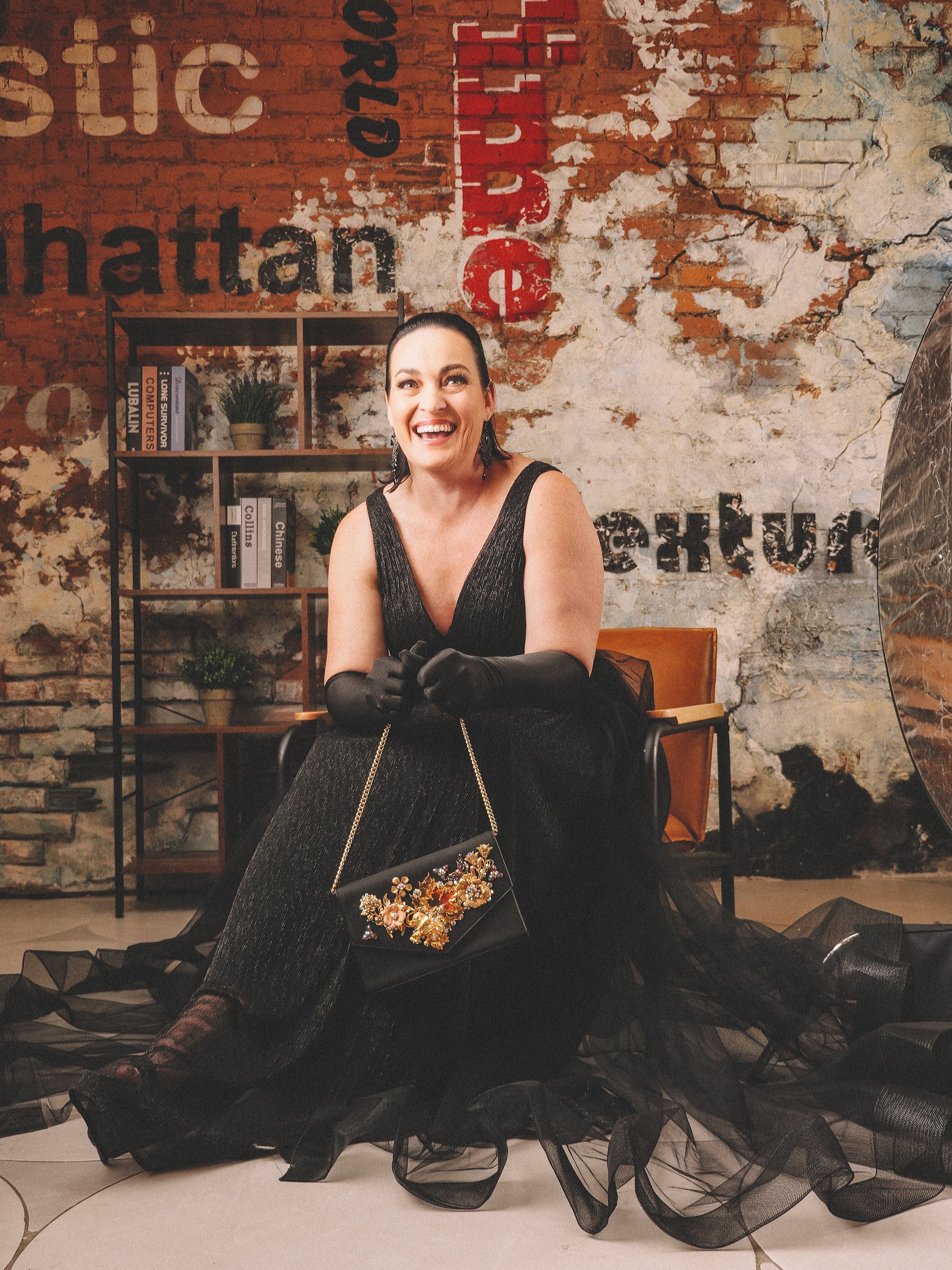 Em Hardwicke walks Nyfw for Avadora Mimouni Collection at Prestige Top ...