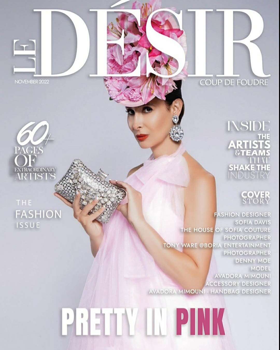 Avadora Mimouni Handbags on the Cover of Les Désir Magazine – Avadora ...